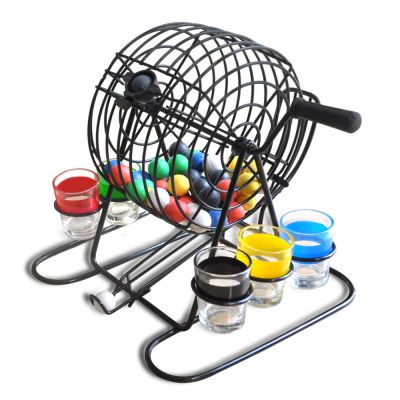 Drinking Ludo - Trinkspiel - mit 16 Schnapsgläsern