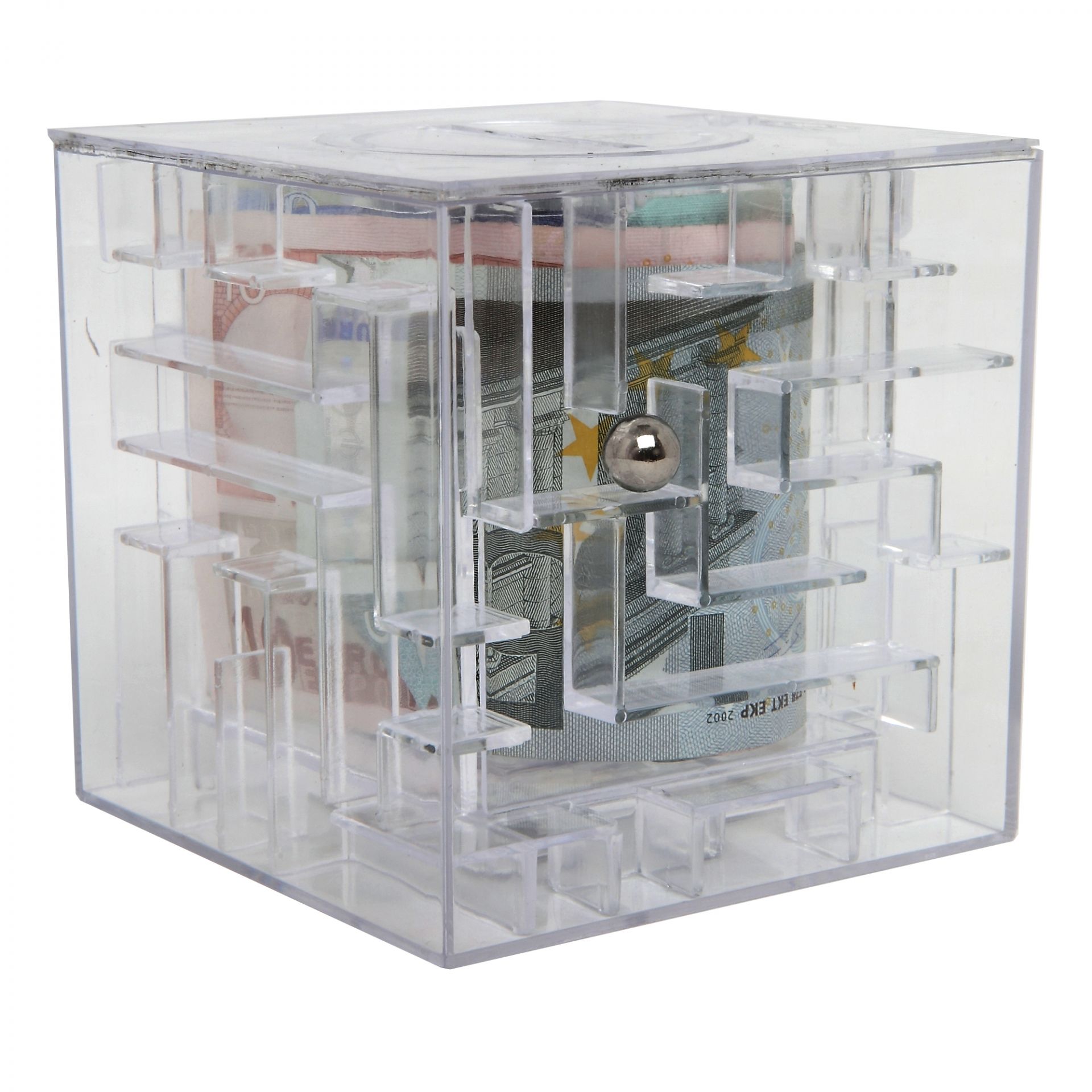 Spardose Geld Labyrinth - lustige Knobel-Spardose