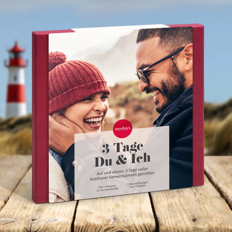 3 Tage Du & Ich - Hotelgutschein von mydays für 2 Personen