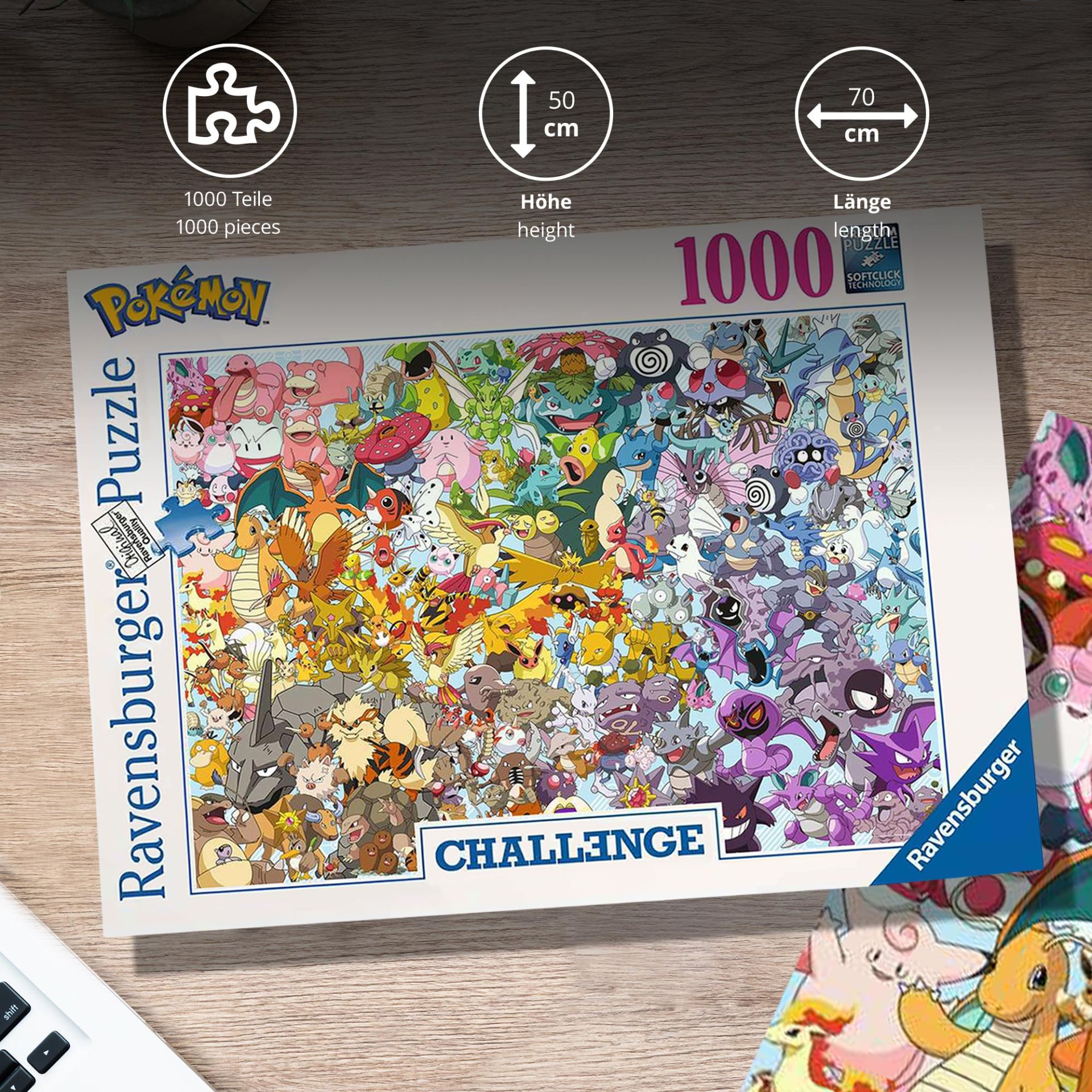 Pokémon Puzzle - 1000 Teile Wimmelbild Geduldspiel