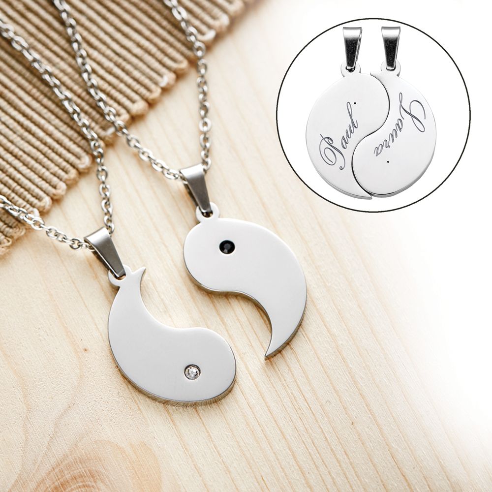 Kette Mit Gravur Fr Paare