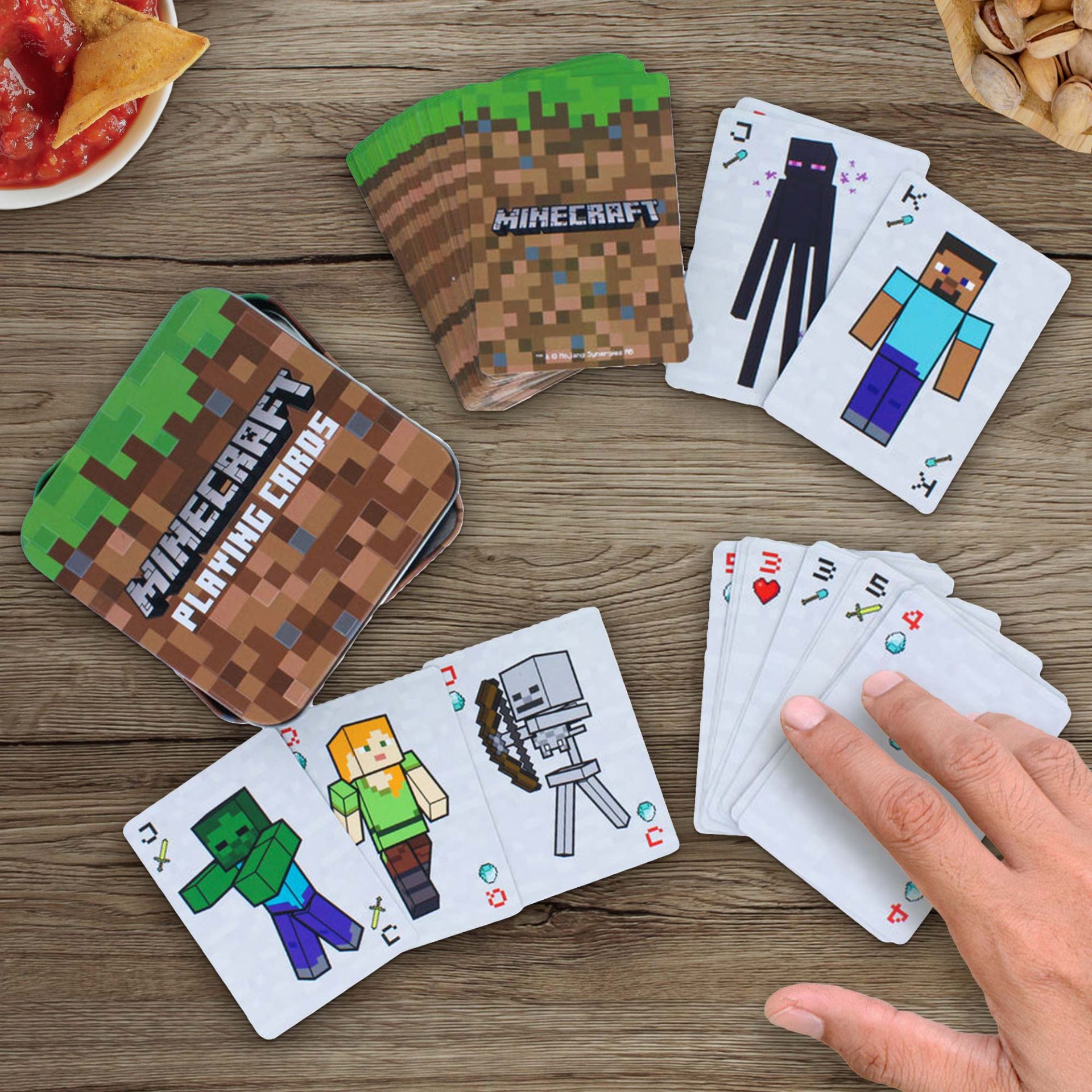 Standard Minecraft Kartenspiel - Gesellschaftsspiel Set